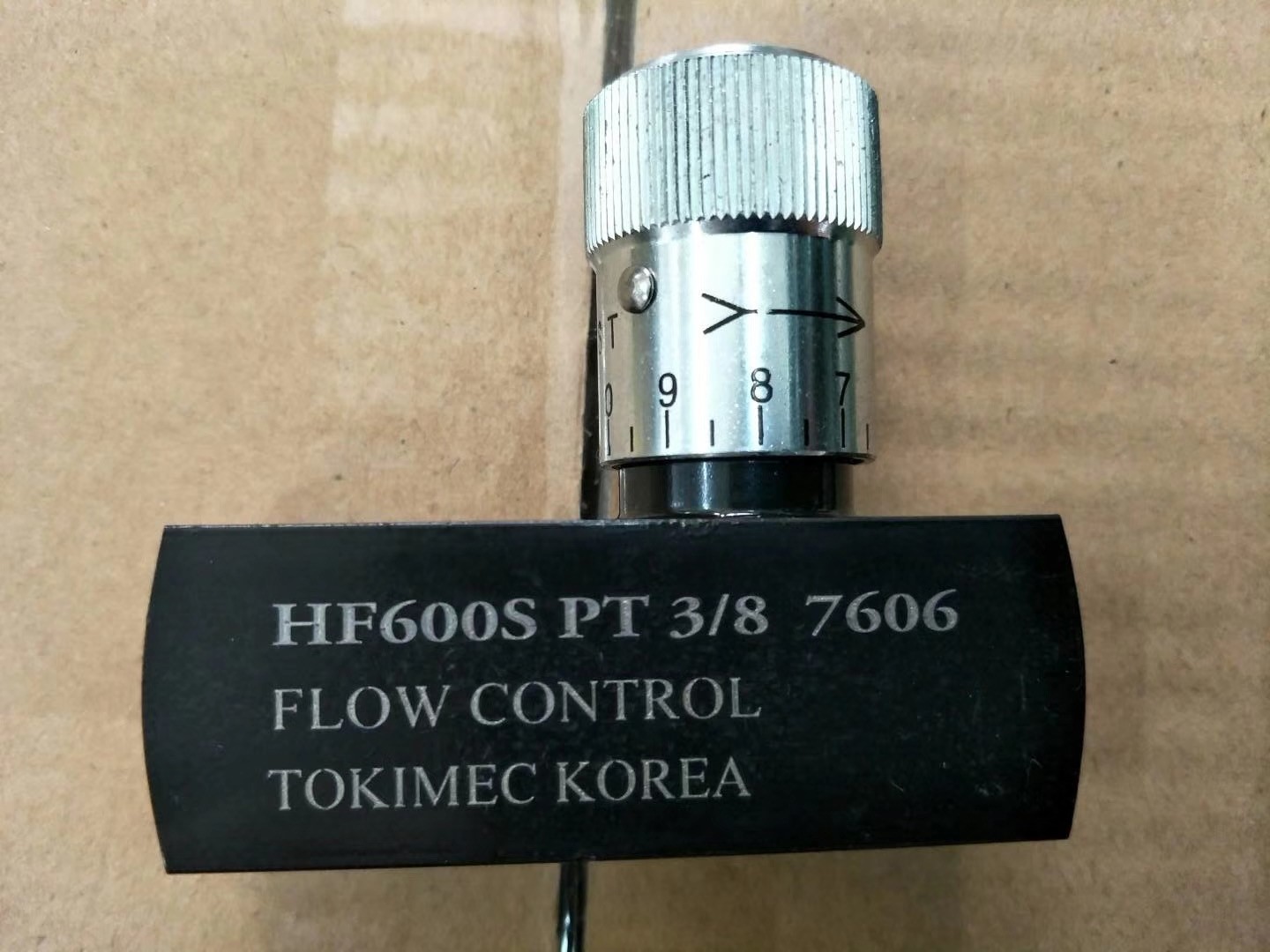 HF600S PT3/8 7606 FLOW CONTROL VALVE TOKIMEC KOREA HYDRAULICS CO.,LTD ...