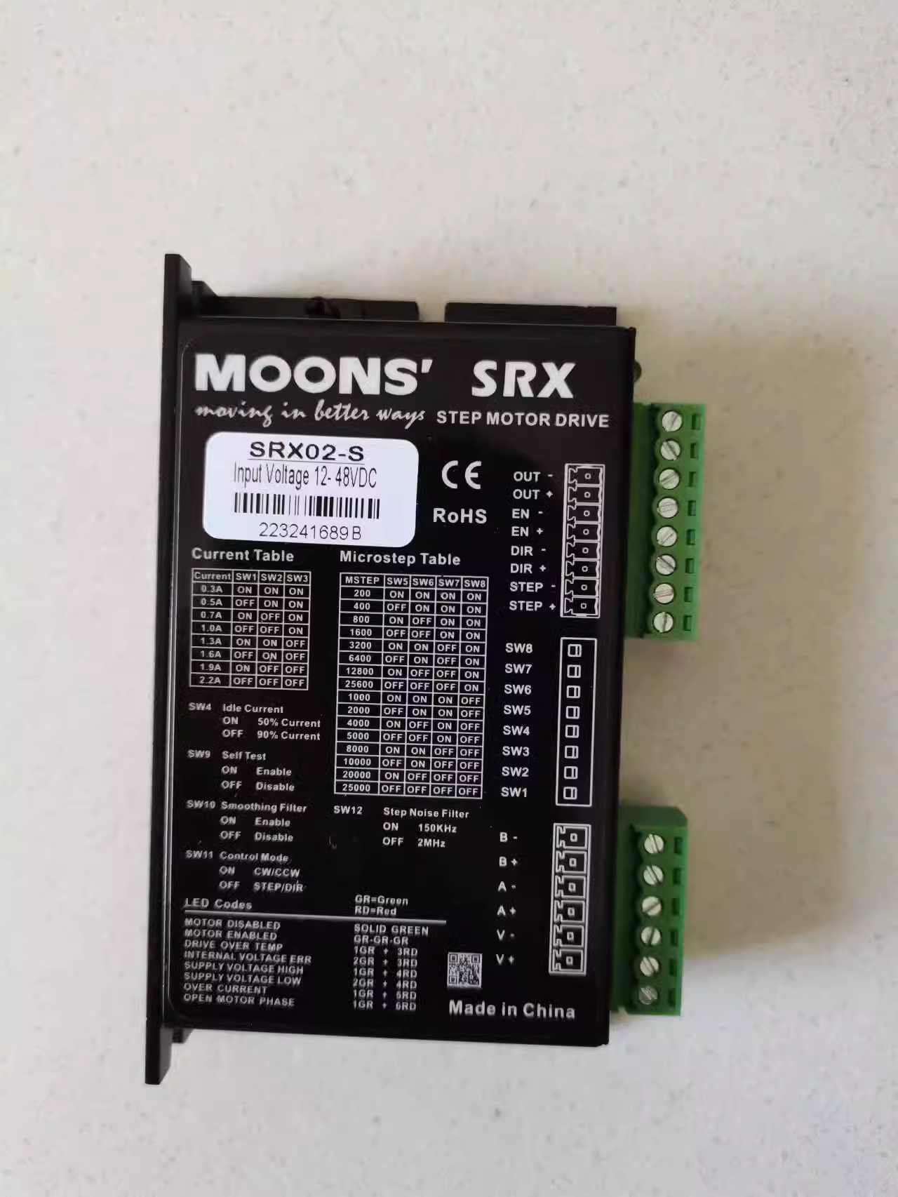 MOOS STEP MOTOR DRIVER SR+ROHS SR4-PLUS SR3-mini SRX02-S SRX04-S SR2 ...