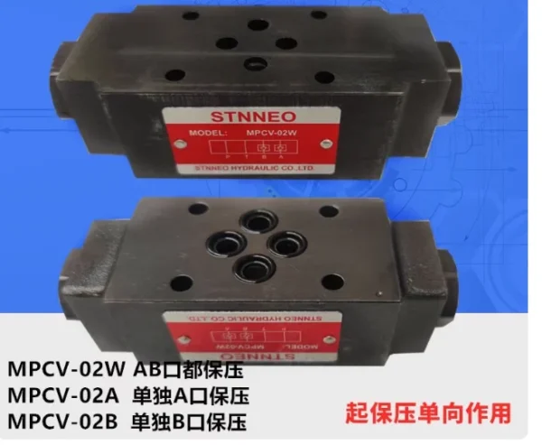 STNNEO stacked unidirectional valve throttle valve pressure reducing ...