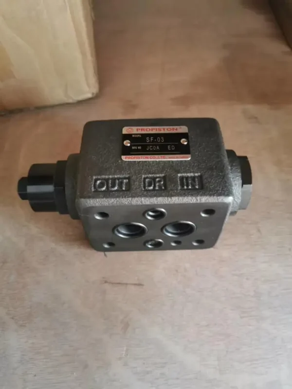 PROPISTON Hydraulic speed regulating valve MODEL:SF-03 JCOA ED – Global ...
